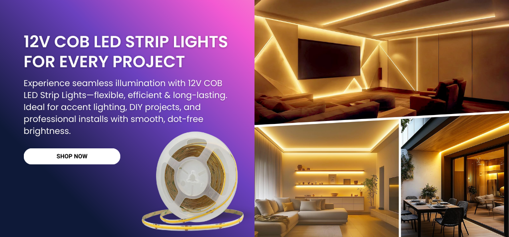 12V COB LED Strip Lights: Complete Buying & Installation Guide | SwitchToLED – SwitchtoLED