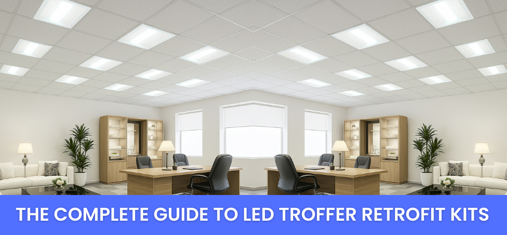 LED Troffer Retrofit Kits | 2x2 & 2x4 Commercial Ceiling Lights ...