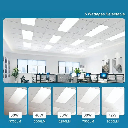 2x4 LED Panel Fixtures | Commercial Flat Panels, Bulk Contractor ...