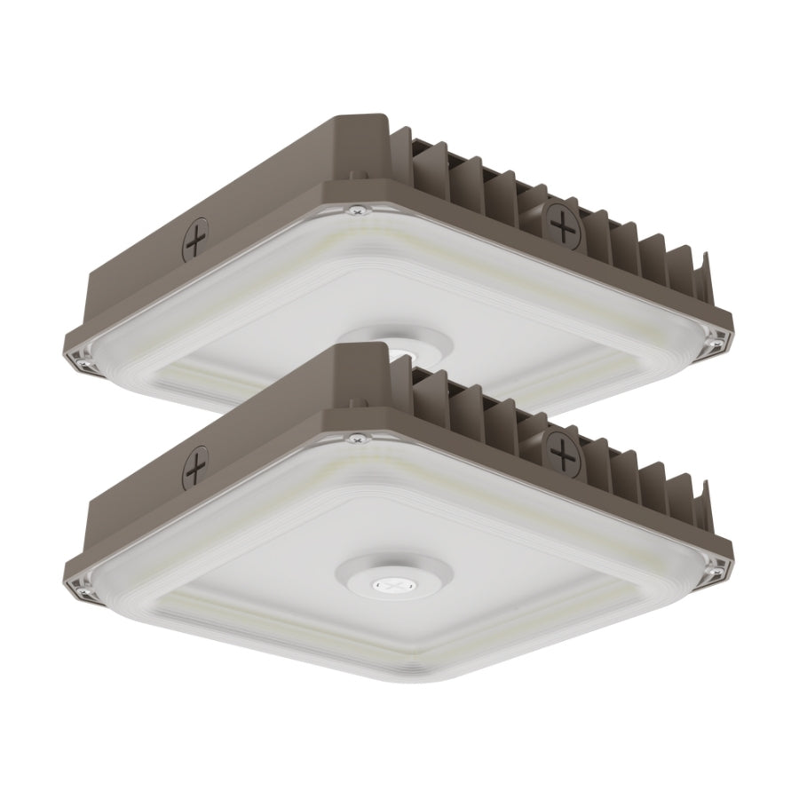 Garage Canopy Light 40W/60W/80W Selectable, 3CCT 3500K–5000K, IP65 ...